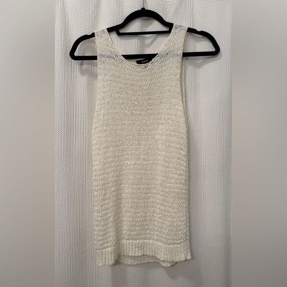 Theory | Tops | Theory Travel Shell Knit Tank Ivory M | Poshmark